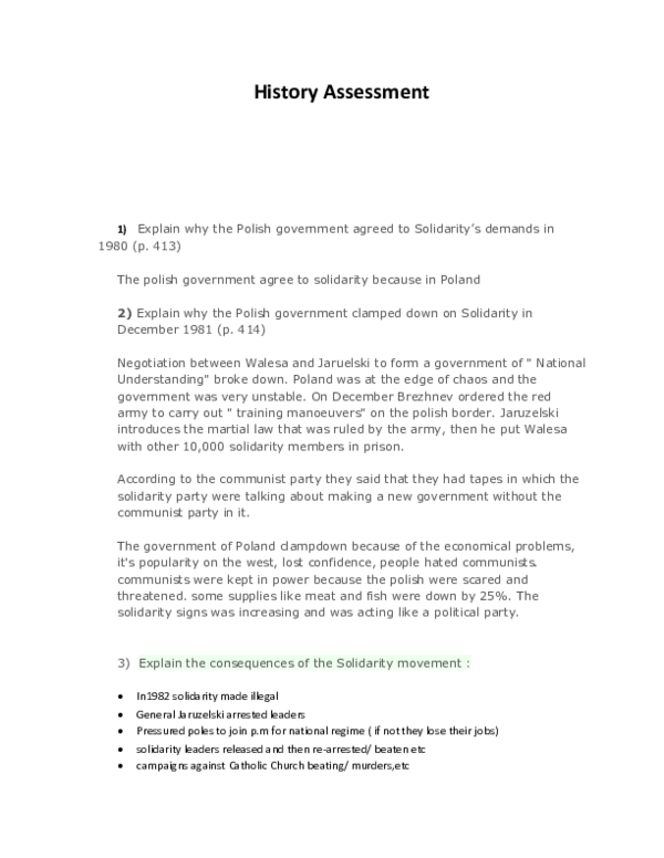 (DOC) History Assessment