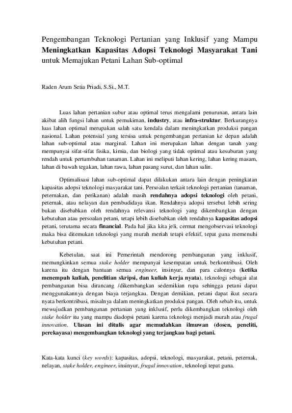 (DOC) ULASAN Lahan Sub Optimal RASP