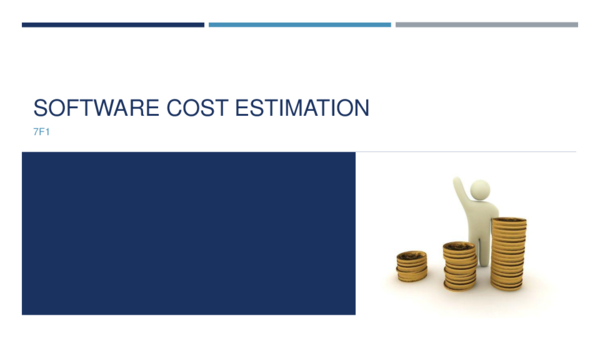 (PPT) Software cost estimation