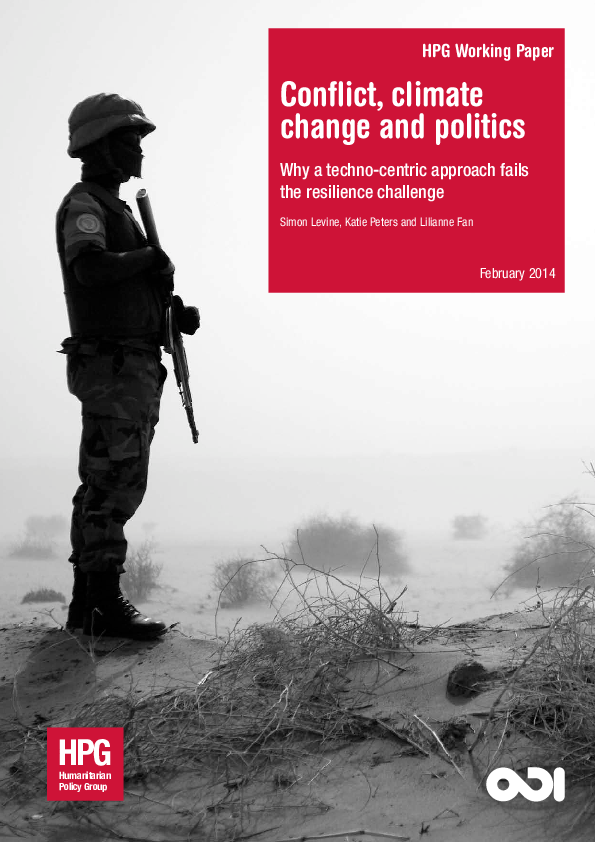 (PDF) Conflict, climate change and politics Why a techno-centric ...