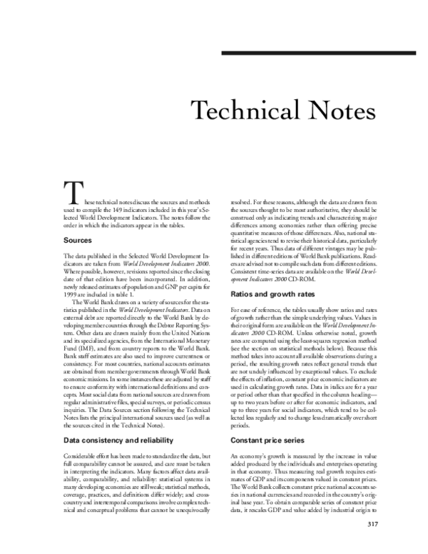 (PDF) Technical Notes
