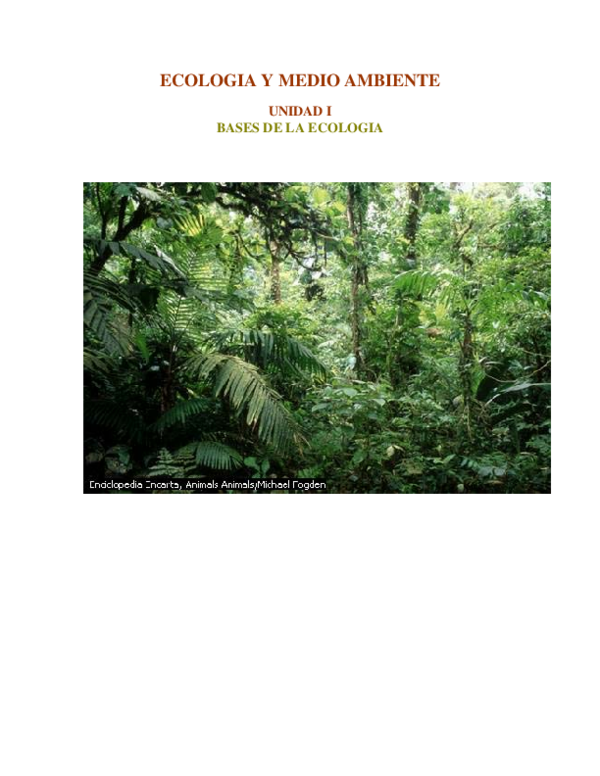 (PDF) ECOLOGIA Y MEDIO AMBIENTE