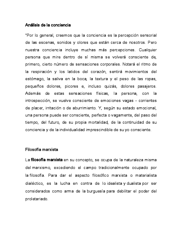 (DOC) Analisis de la conciencia