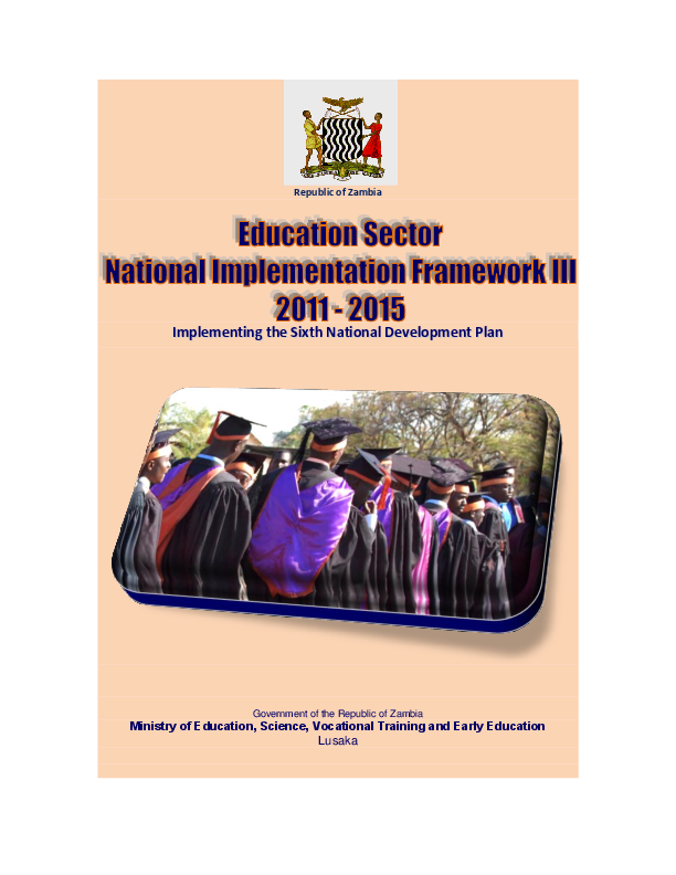 (PDF) National Implementation Framework (NIF III) Final