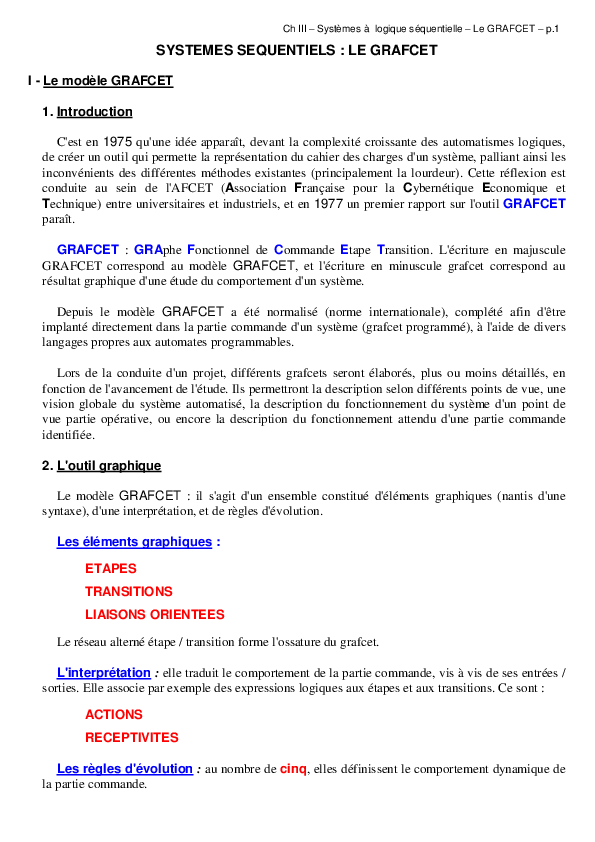 (PDF) Ch3-systemes-sequentiels-grafcet