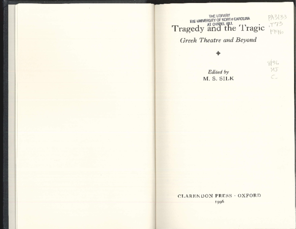 (PDF) Tragic Freedom and Fate in Sophocles᾽ Antigone: Notes on ᾽the ...