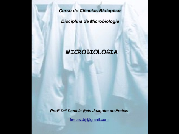 (PDF) Aula 3b - Microbiologia para Ciências Biológicas.
