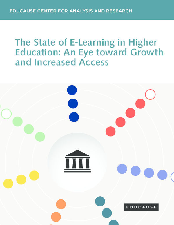 (PDF) State of Elearning in Higher Education Educause report