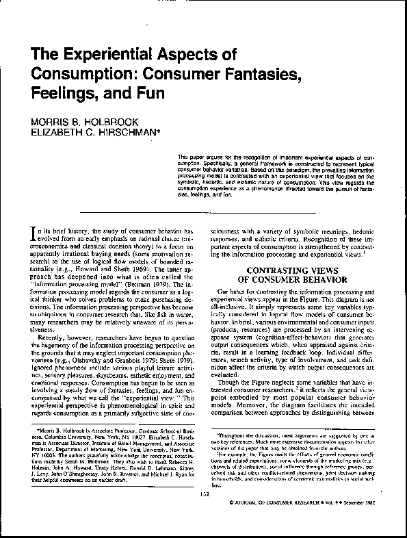 (PDF) Holbrook et Hirschman