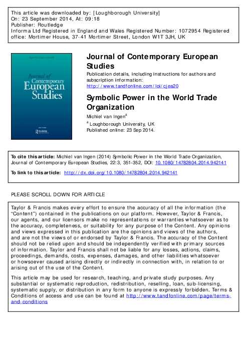 (PDF) Review of Matthew Eagleton-Pierce's 'SYMBOLIC POWER IN THE WORLD ...