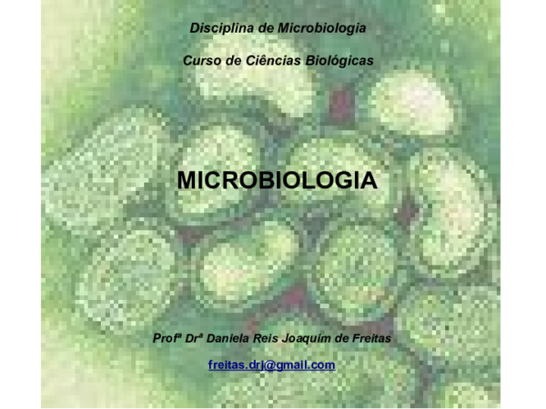(PDF) Aula 8 - Microbiologia para Ciências Biológicas.