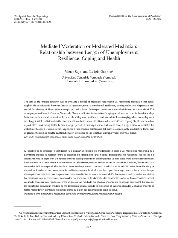 (PDF) Mediated moderation or moderated mediation relationship between ...