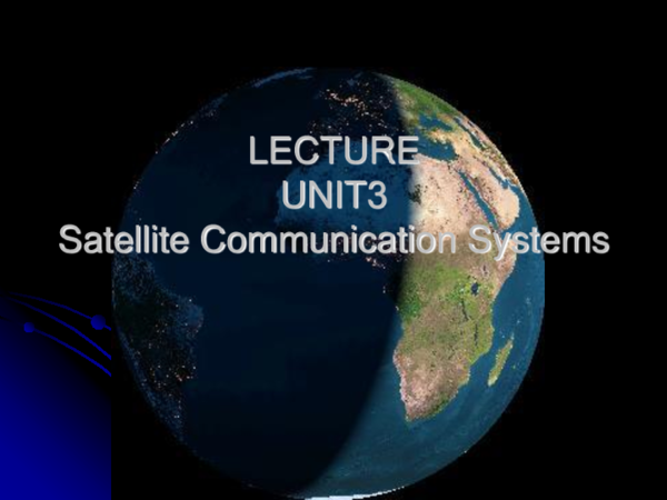 (PPT) Satellites Presentation