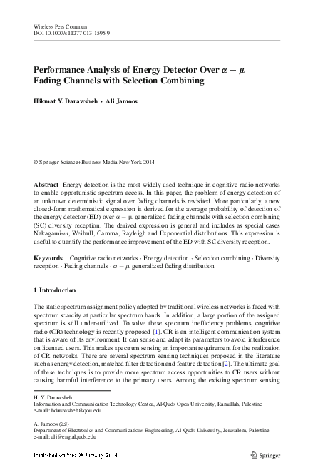 (PDF) Springer Published Paper