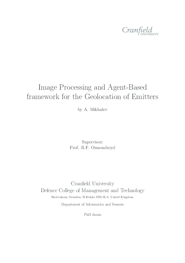 (PDF) Hough Transform for RF Emitter Geolocation