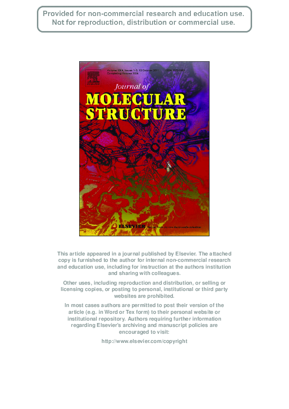 (PDF) Study of vibrational spectra and molecular structure of intermolecular hydrogen bonded 2 ...