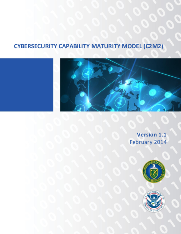 (PDF) CYBERSECURITY CAPABILITY MATURITY MODEL (C2M2