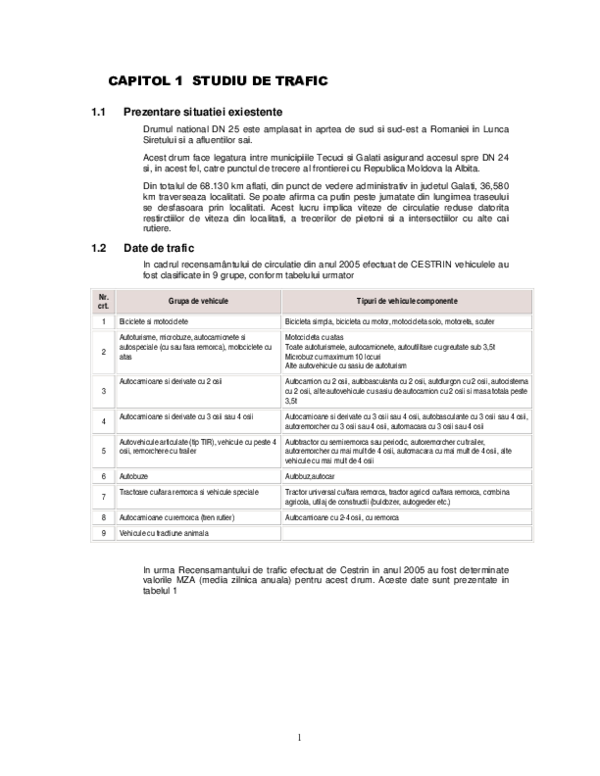 (PDF) 2010-10-04-STUDIU DE TRAFIC SI EFICIENTA ECONOMICA