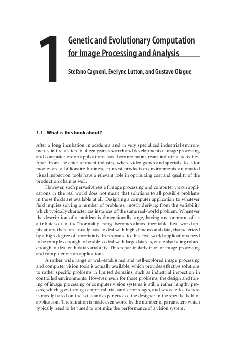 Pdf Gec Applications In Image Processing
