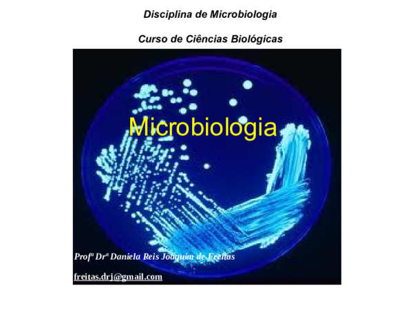 (PDF) Aula 15 - Microbiologia para Ciências Biológicas.