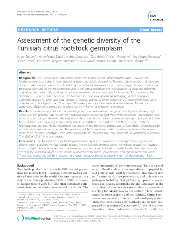 (PDF) Hager's article. BMC genetics
