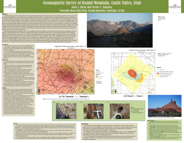 (PDF) Geomagnetic Survey of Round Mountain, Castle Valley, Utah (Poster ...