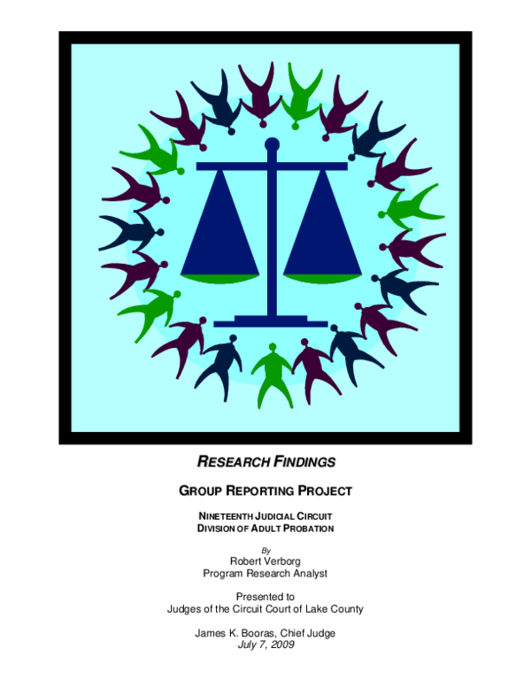 (PDF) RESEARCH FINDINGS FROM THE 19TH JUDICIAL CIRCUIT - DIVISION OF ...
