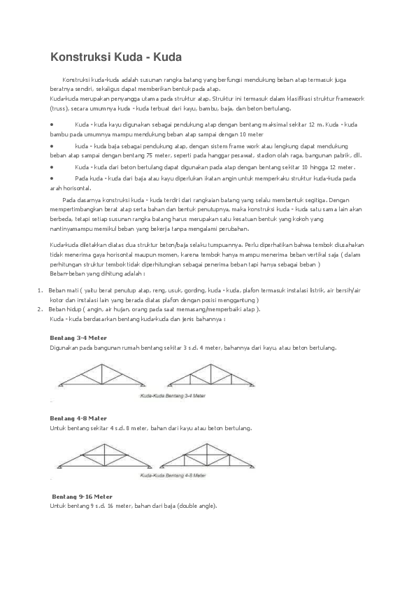(DOC) Konstruksi Kuda -Kuda