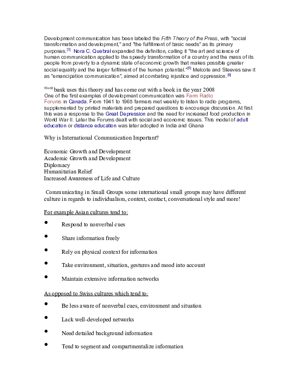 (DOC) Development communication theory