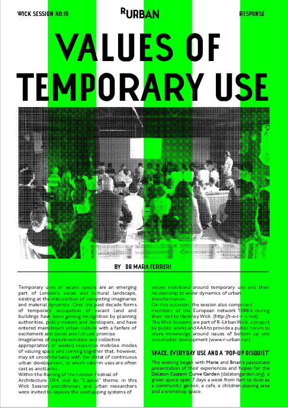 (PDF) Values of Temporary Use