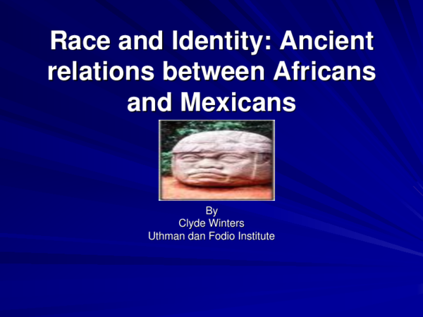 (PDF) Race and Identity: Ancient Relationship between Africans/Blacks ...