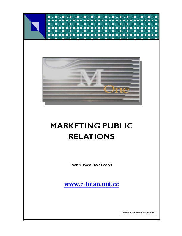 (PDF) MARKETING PUBLIC RELATIONS