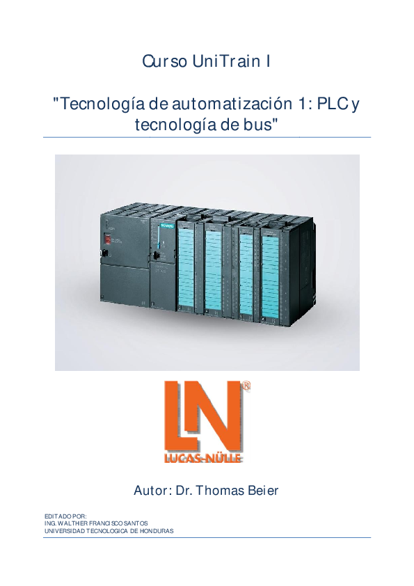 (PDF) Manual PLC y Tecnología de Bus