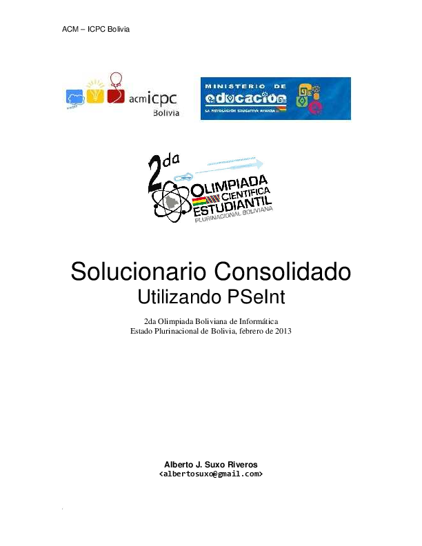 (PDF) ACM – ICPC Bolivia Solucionario Consolidado