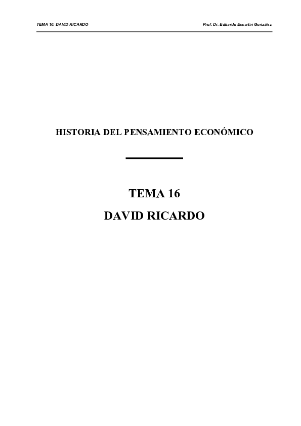 (PDF) TEMA 16: DAVID RICARDO