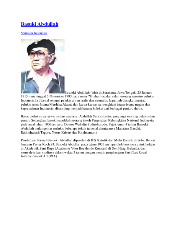 (DOC) Basuki Abdullah