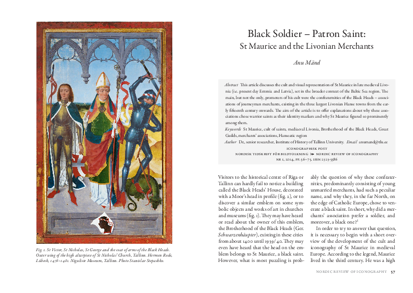 Black Soldier - Patron Saint: St Maurice and the Livonian Merchants