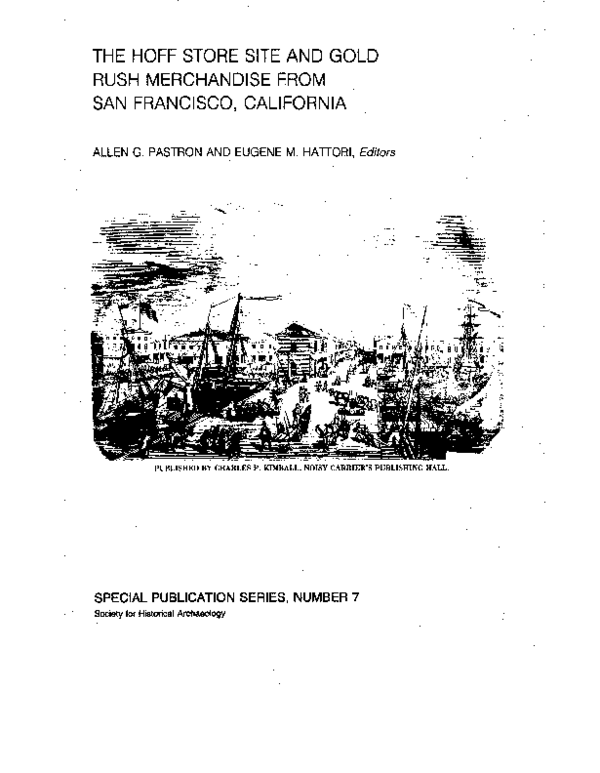 the miners of the California Gold Rush and the peo ple who are working ...