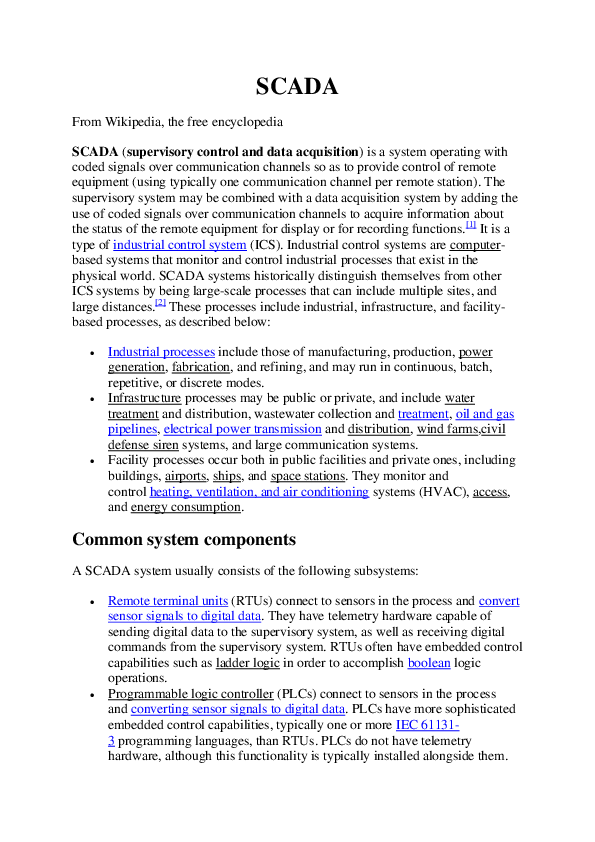 (DOC) SCADA