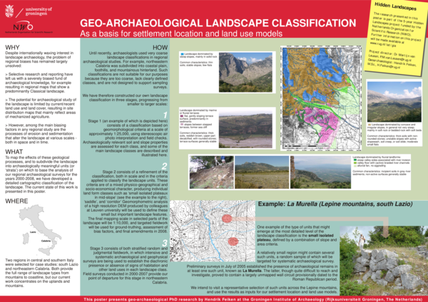 (PDF) Geo-Archaeological Landscape Classification as a basis for ...
