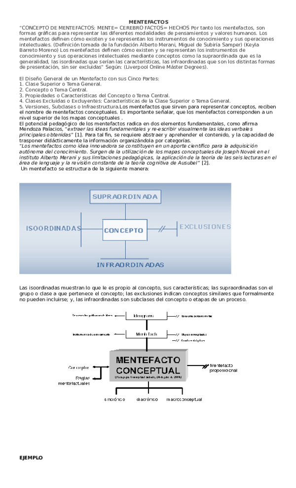 (DOC) CONCEPTO DE MENTEFACTOS