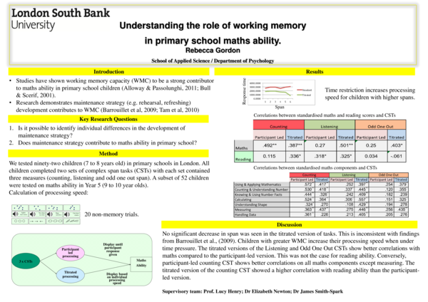 (PPT) Understanding the role of working memory in primary school maths ...