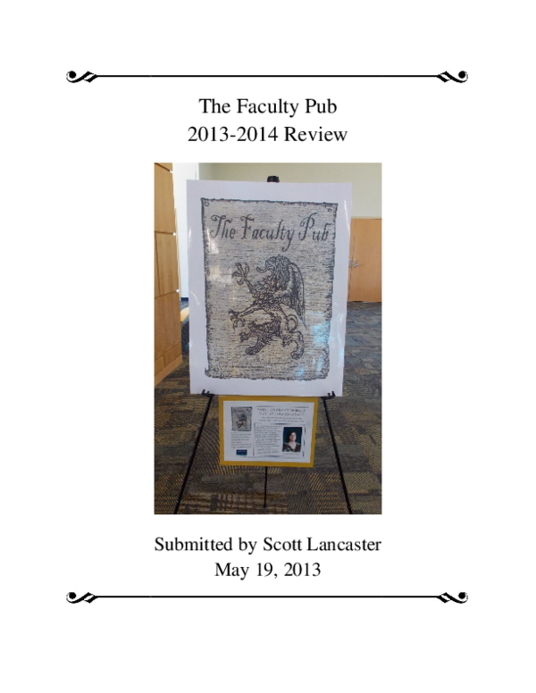 (PDF) The Faculty Pub Report