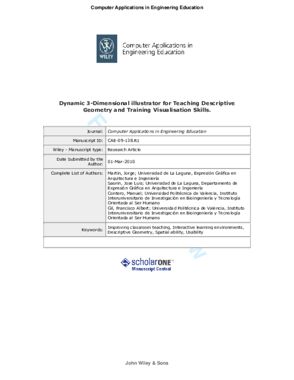 (PDF) Dynamic three‐dimensional illustrator for teaching descriptive ...