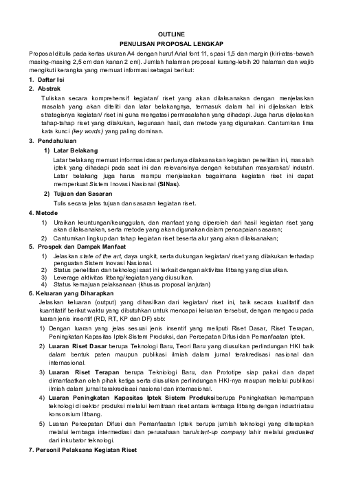 (PDF) Penulisan Proposal 2013