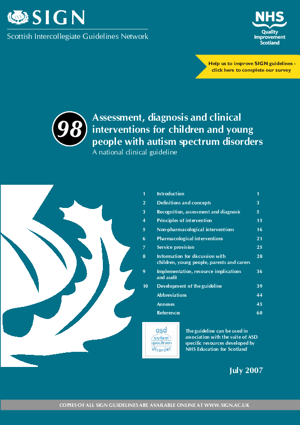 (PDF) Assessment, diagnosis and clinical interventions for children and ...