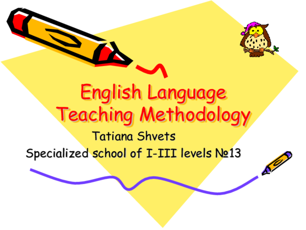 (PPT) English language Methodology