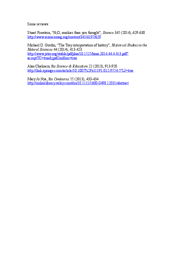 (DOC) Is Water H2O? Evidence, Pluralism and Realism. Boston Studies in ... (DOC) Is Water H2O? Evidence, Pluralism and Realism. Boston Studies in ...