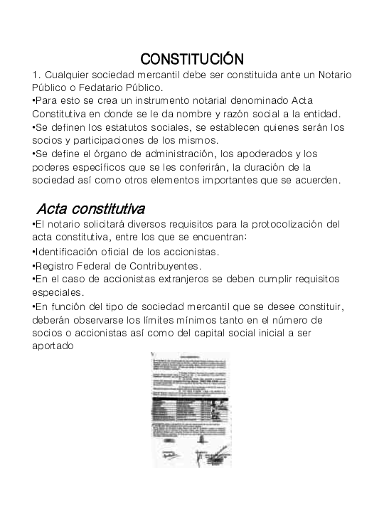 (DOC) Constitucion de una empresa