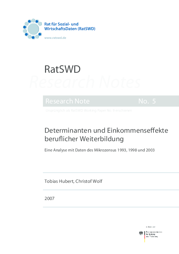 (PDF) Research Notes